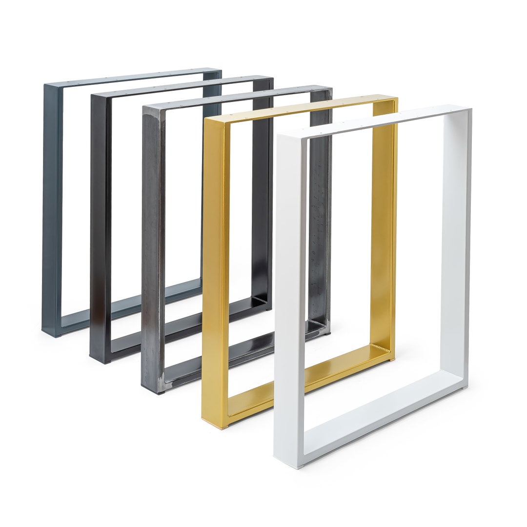 2 X Table Frame Legs Sleek, Modern Metal Legs Perfect for Desks - Etsy