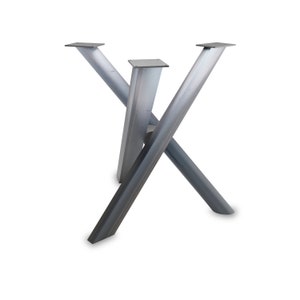 Table Base Milano Table Legs Cross Frame Table Runners Steel Metal ...