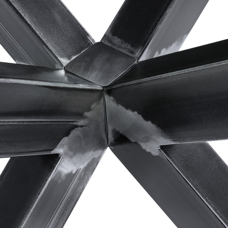 Metal Table Base Atal Table Legs Cross Frame Steel Conference - Etsy