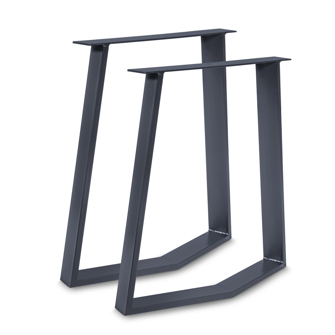 2 X Table Frame Legs Sleek Modern Table Base Trapezoid - Etsy