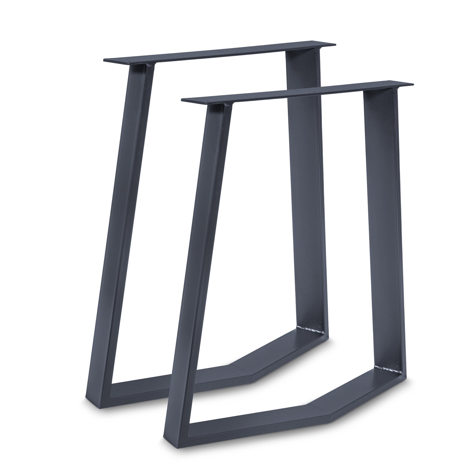 2 X Table Frame Legs Sleek Modern Table Base Trapezoid - Etsy