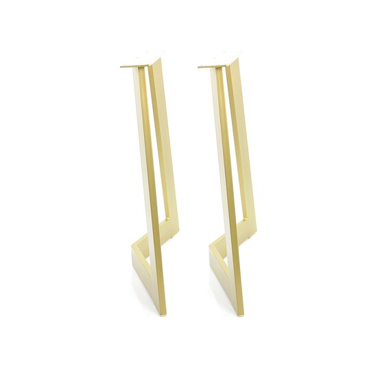 Table Legs Steel Table Legs set of 2 Dining Table Desk | Etsy