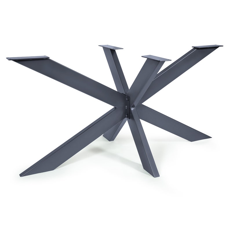 Table Base Spider Table Legs Cross Frame Table Runners Steel - Etsy