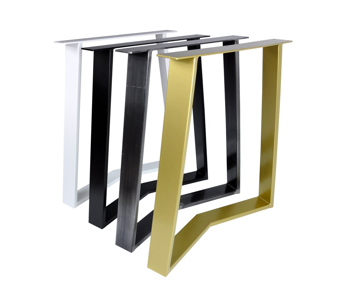 2 X Table Frame Legs - Sleek, Modern Table Base Trapezoid - Etsy