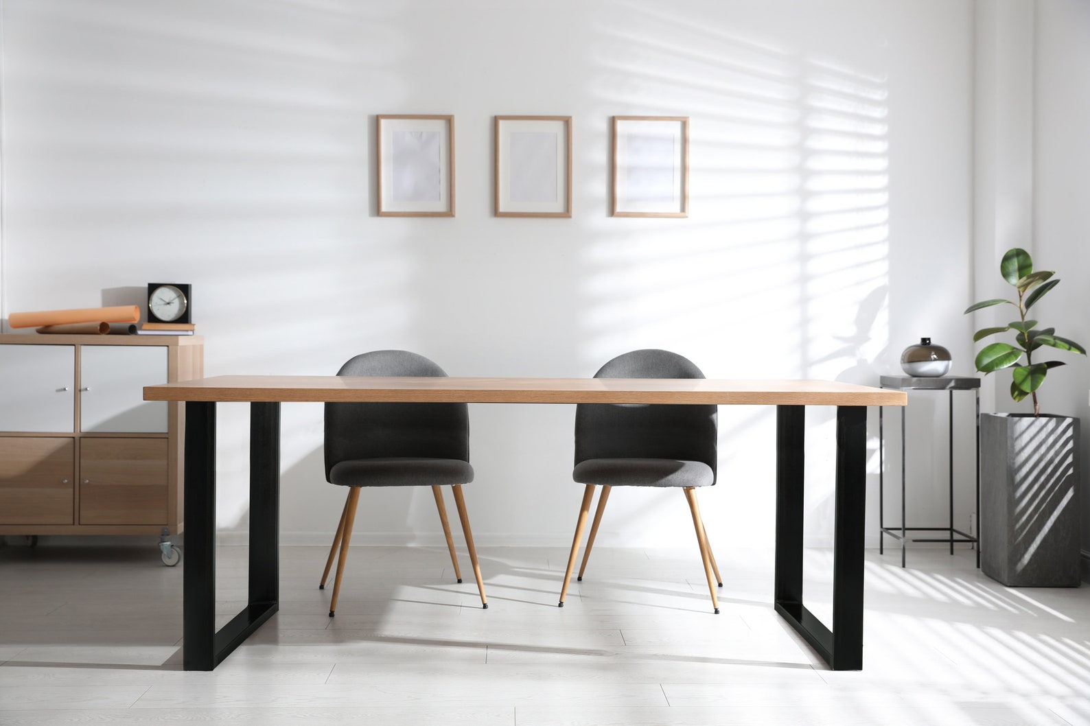 2 X Table Frame Legs - Sleek, Modern Metal Legs Perfect for Desks - Etsy