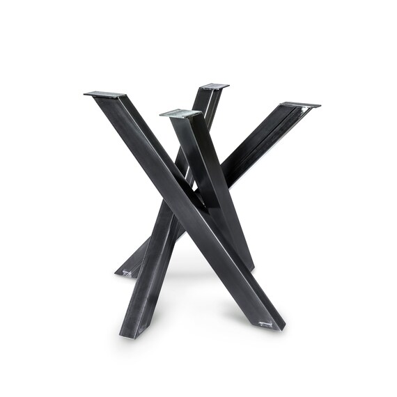 Table Base Orion Table Legs Cross Frame Table Runners Steel | Etsy