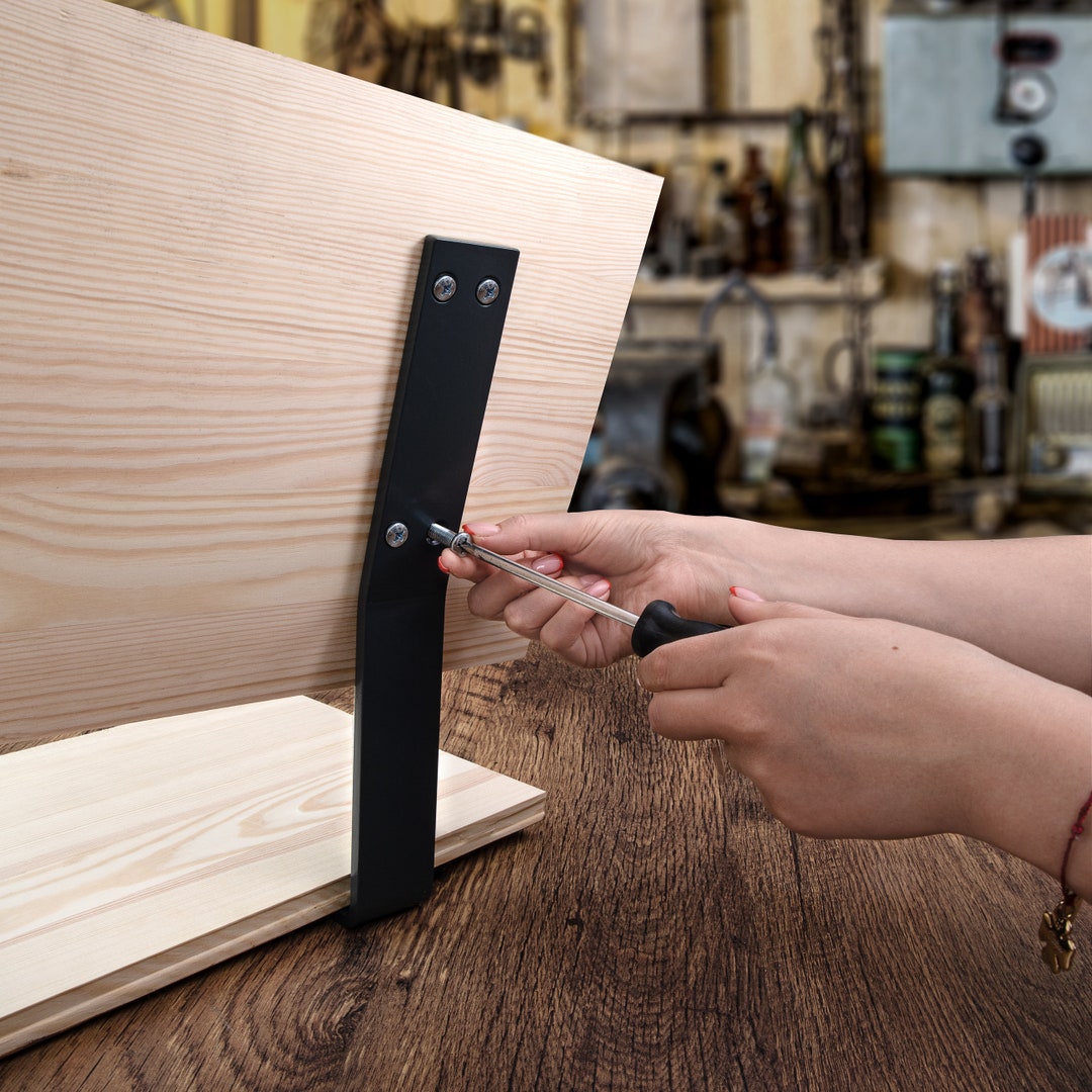 Backrest Made of Flat Steel Backrest Holder Industrial for - Etsy