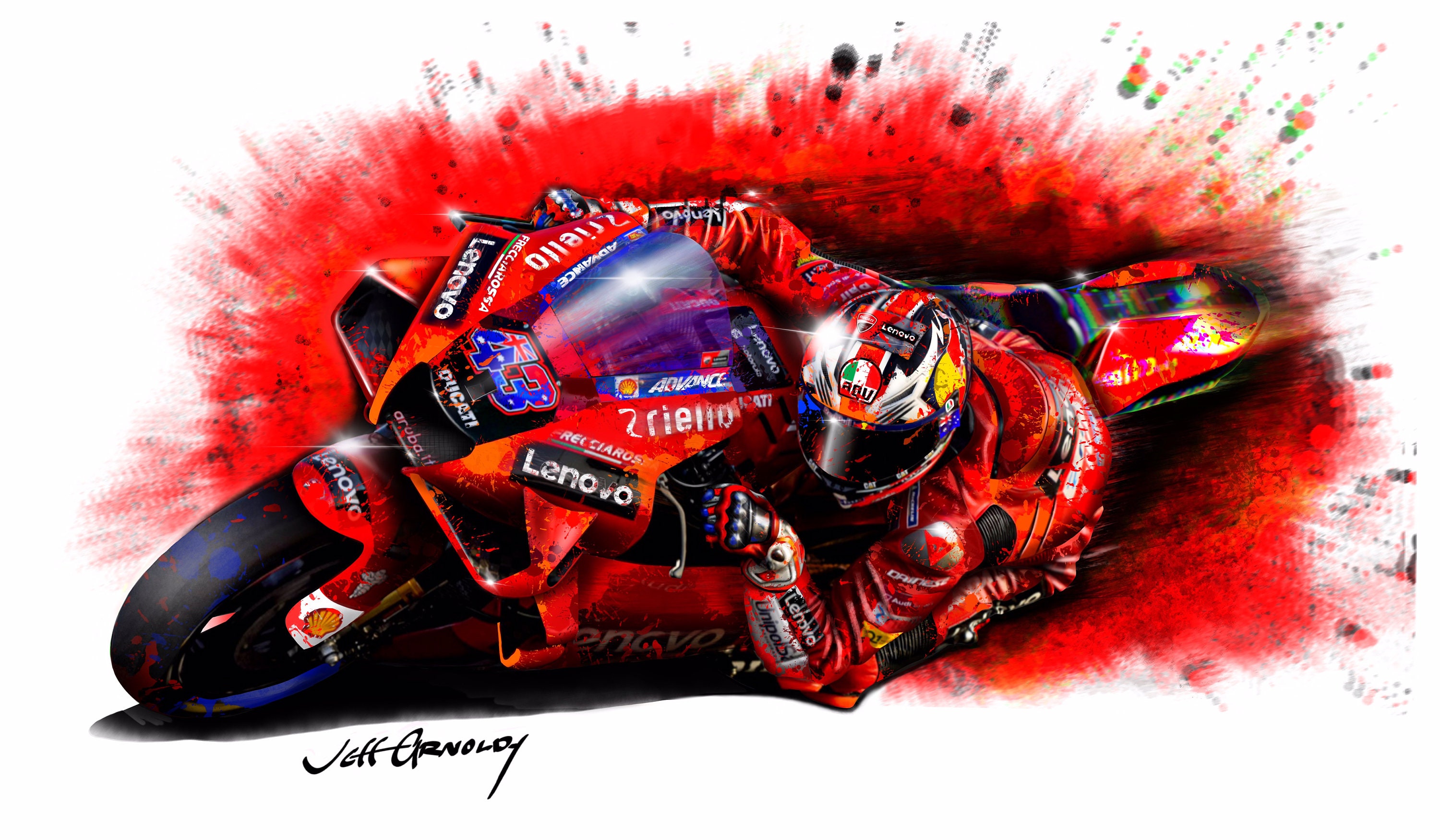 Jack Miller - Ducati Motogp - Downloadable Motogp Art - Etsy