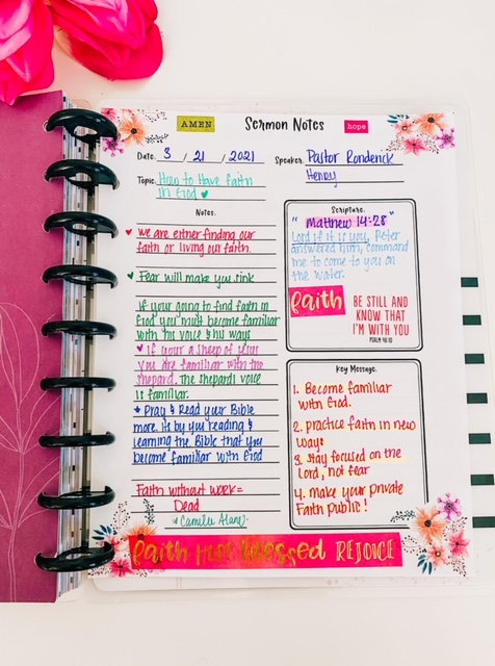 Printable Sermon Notes/ Bible Study/ Scripture Study Printable / Bible ...