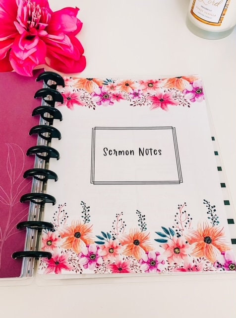 Printable Sermon Notes/ Bible Study/ Scripture Study Printable / Bible ...