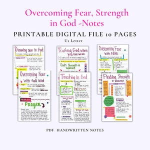 Embracing God's Guidance Handwritten Notes - Etsy