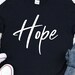 Hope Shirt, Christian Shirts Hope Tee, Christian Gift Shirt, Hope ...