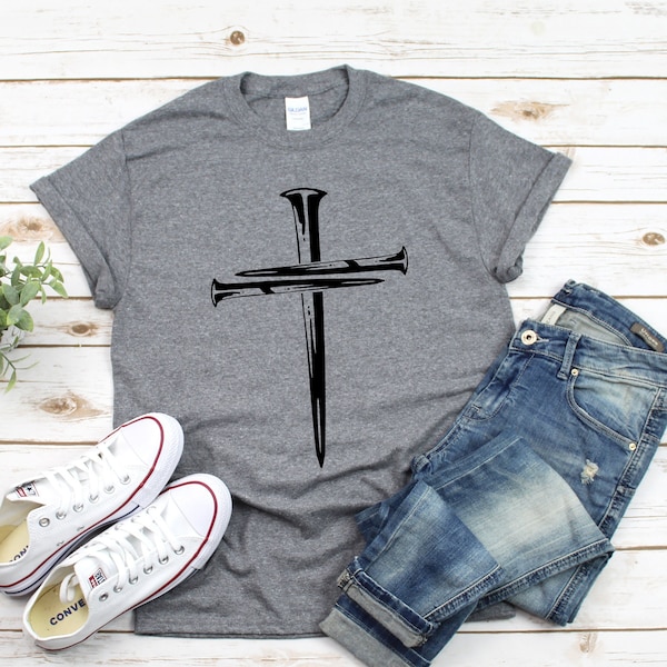 Cross Tshirt - Etsy