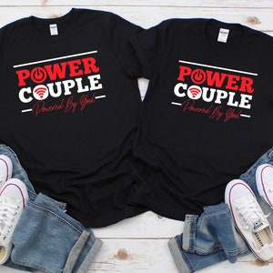 Power Couple Shirts, Couple Matching Outfit, Valentine Couple Shirts ...