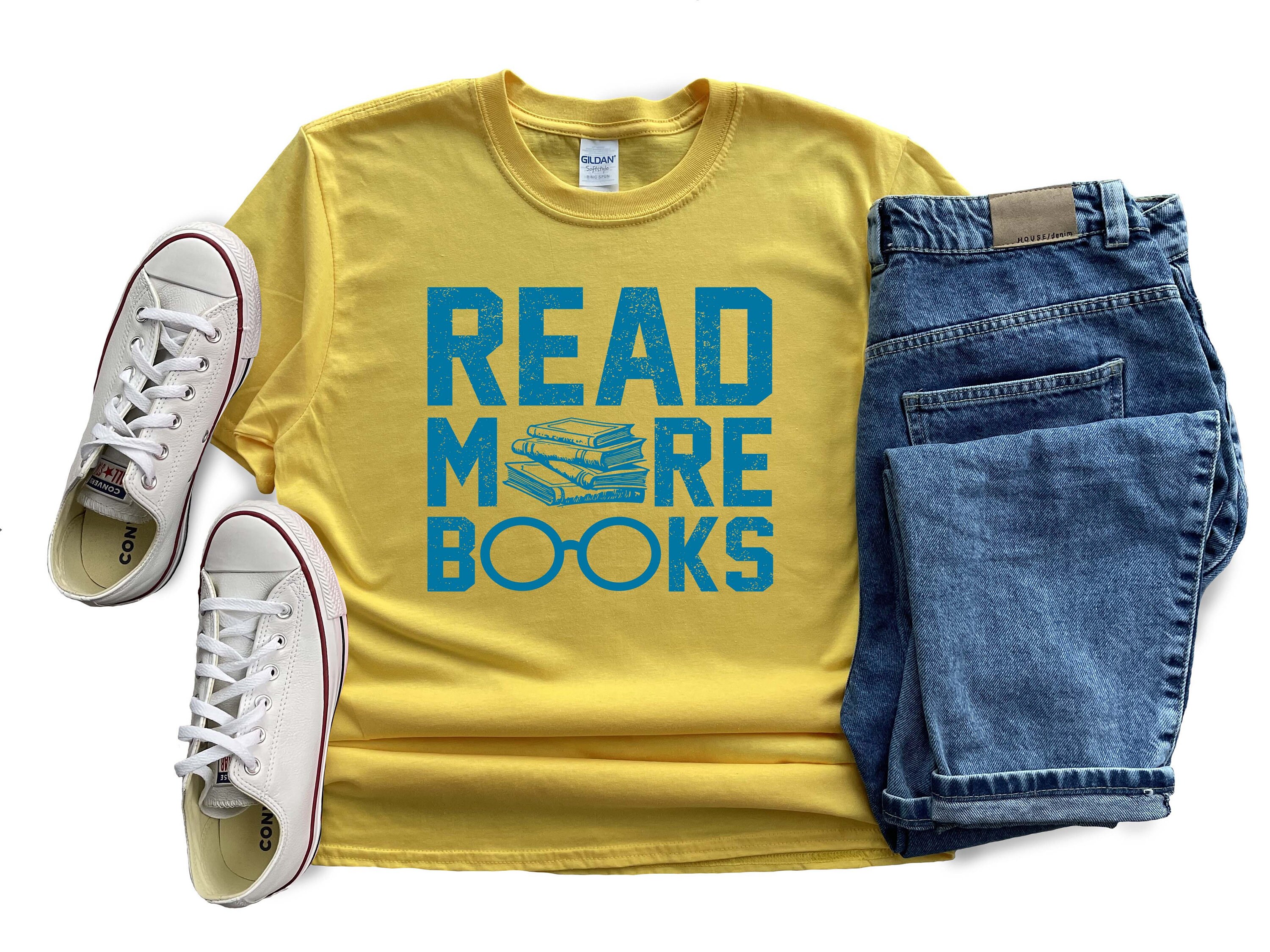 Read More Books Shirt Reading Lover Gift Reading Teacher - Etsy.de