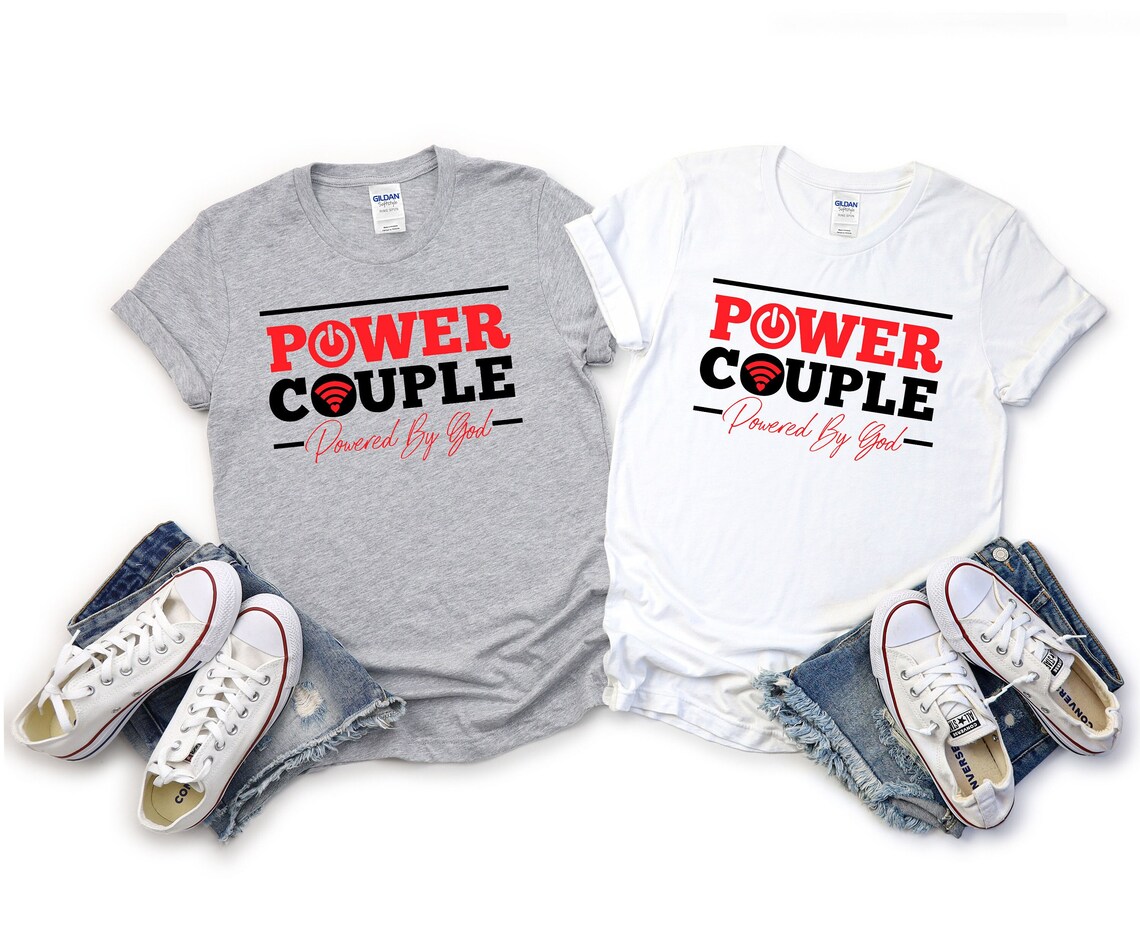 Power Couple Shirts Couple Matching Outfit Valentine Couple - Etsy