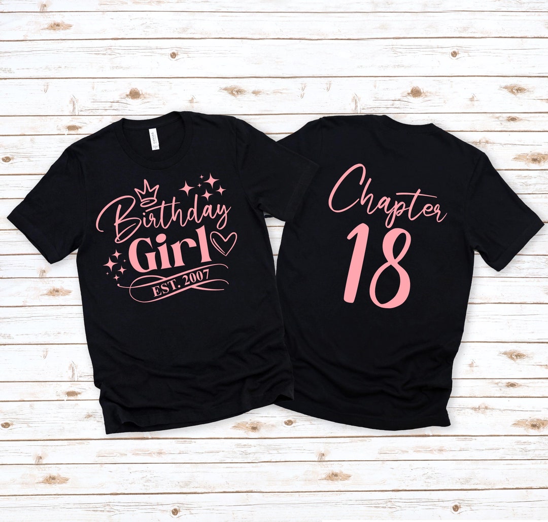 Birthday Girl Custom Shirt, Personalized Birthday Girl T-shirt, Custom ...