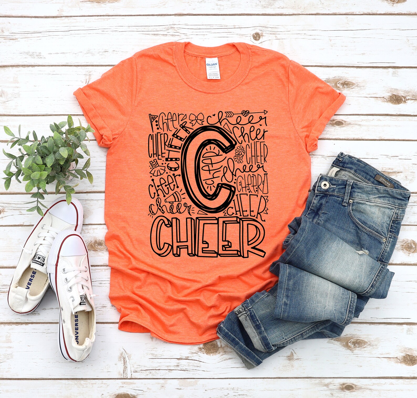 Cheer Shirt, Cheer Graphic Tee, Cheer Clothing, Cheer Team Outfit ...