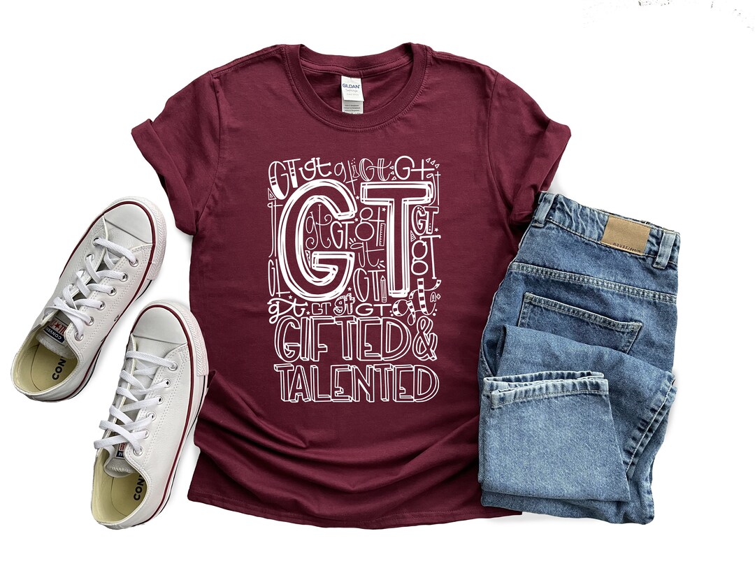 Gifted Talented Shirt, Teacher Shirt, Teachers Outfit, Gifted Talented ...