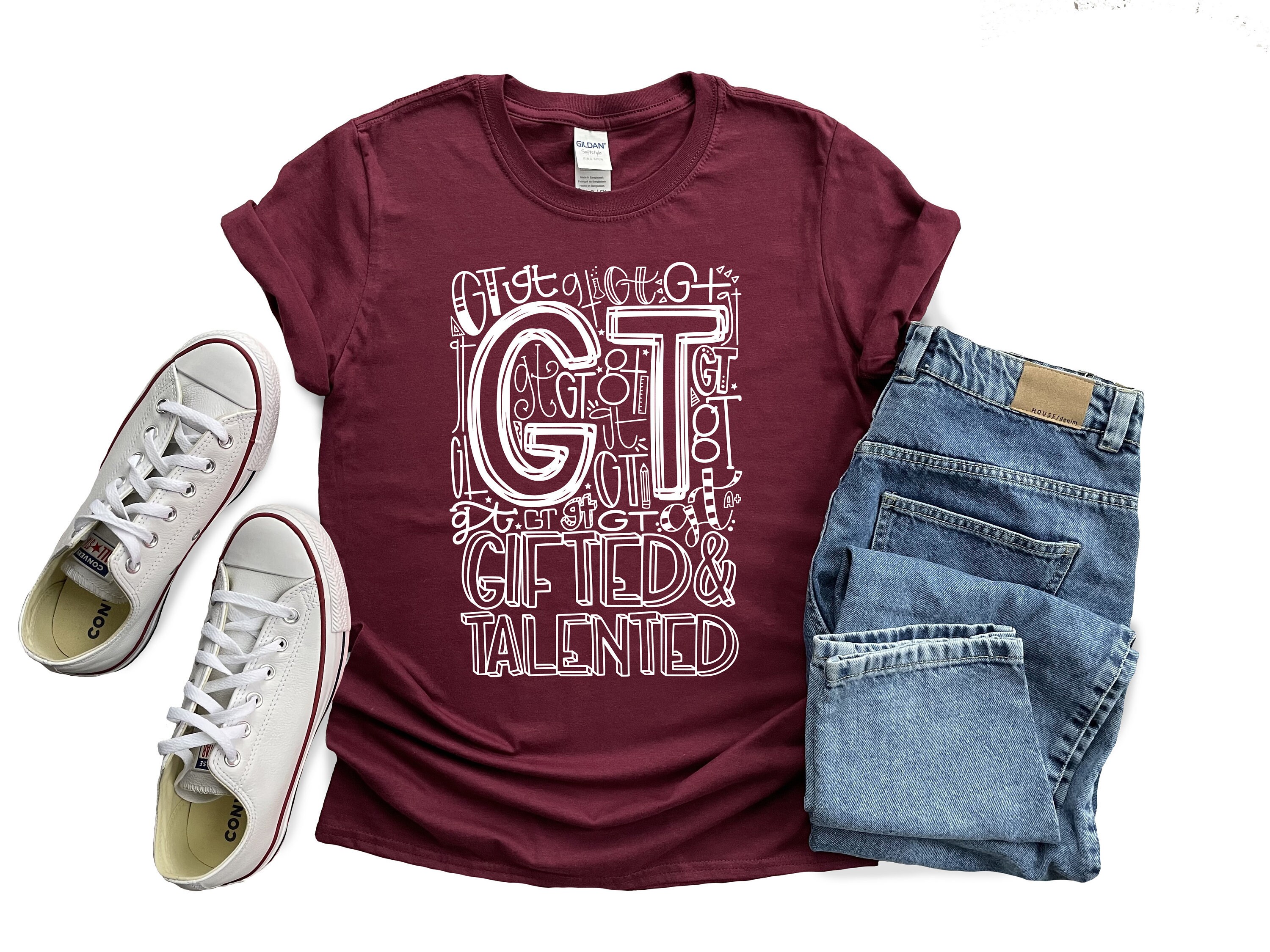 Gifted Talented Shirt, Teacher Shirt, Teachers Outfit, Gifted Talented ...