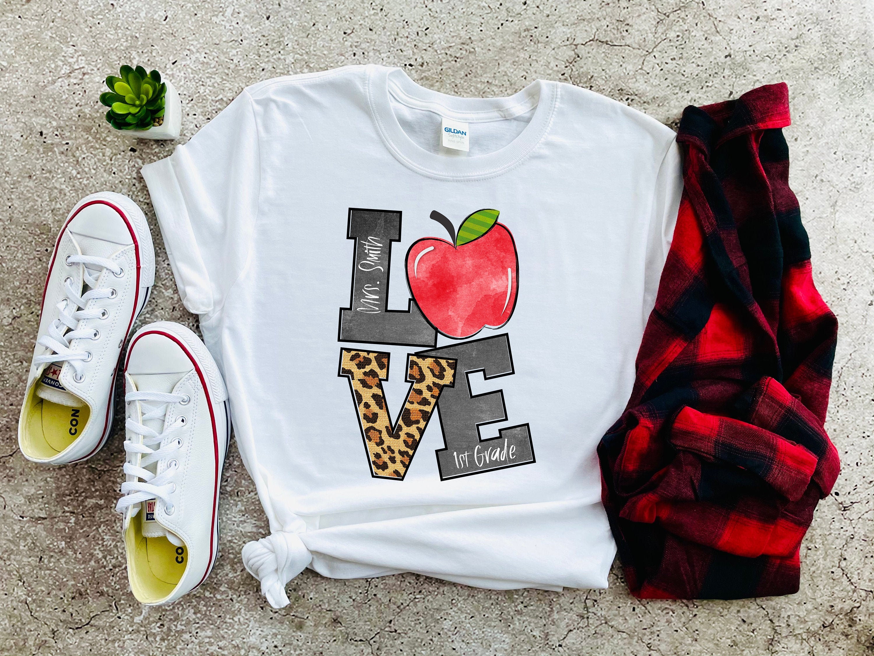 Personalized Teacher Shirt School Personalized Teacher - Etsy