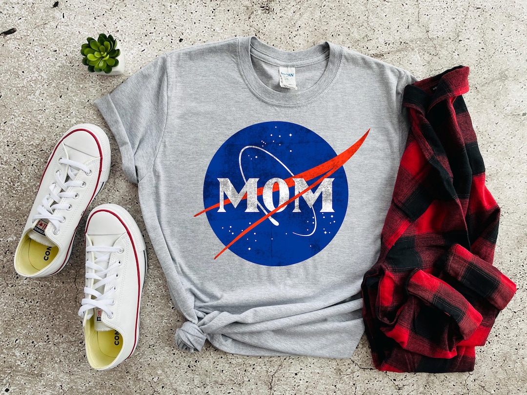 NASA Mom Shirt, Mom Gift, Personalized Nasa Mom T-shirt, Space Family ...