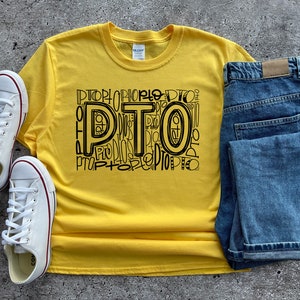 PTO Shirt, Parents Teacher Organization School Shirts, PTO Squad T ...