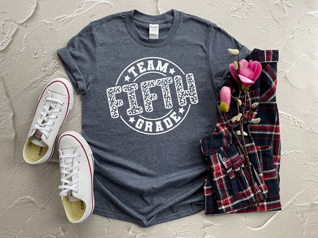 5th Grade Shirt, Custom School Tees, Custom Grade Shirts, Elementary ...