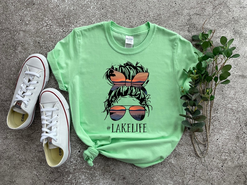 Lake Life Shirts Lake T-shirts Lake Life Woman Shirt Woman | Etsy