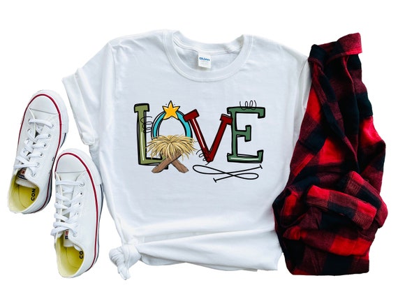 Christmas Shirt Family Christmas Shirt Nativity Shirt | Etsy