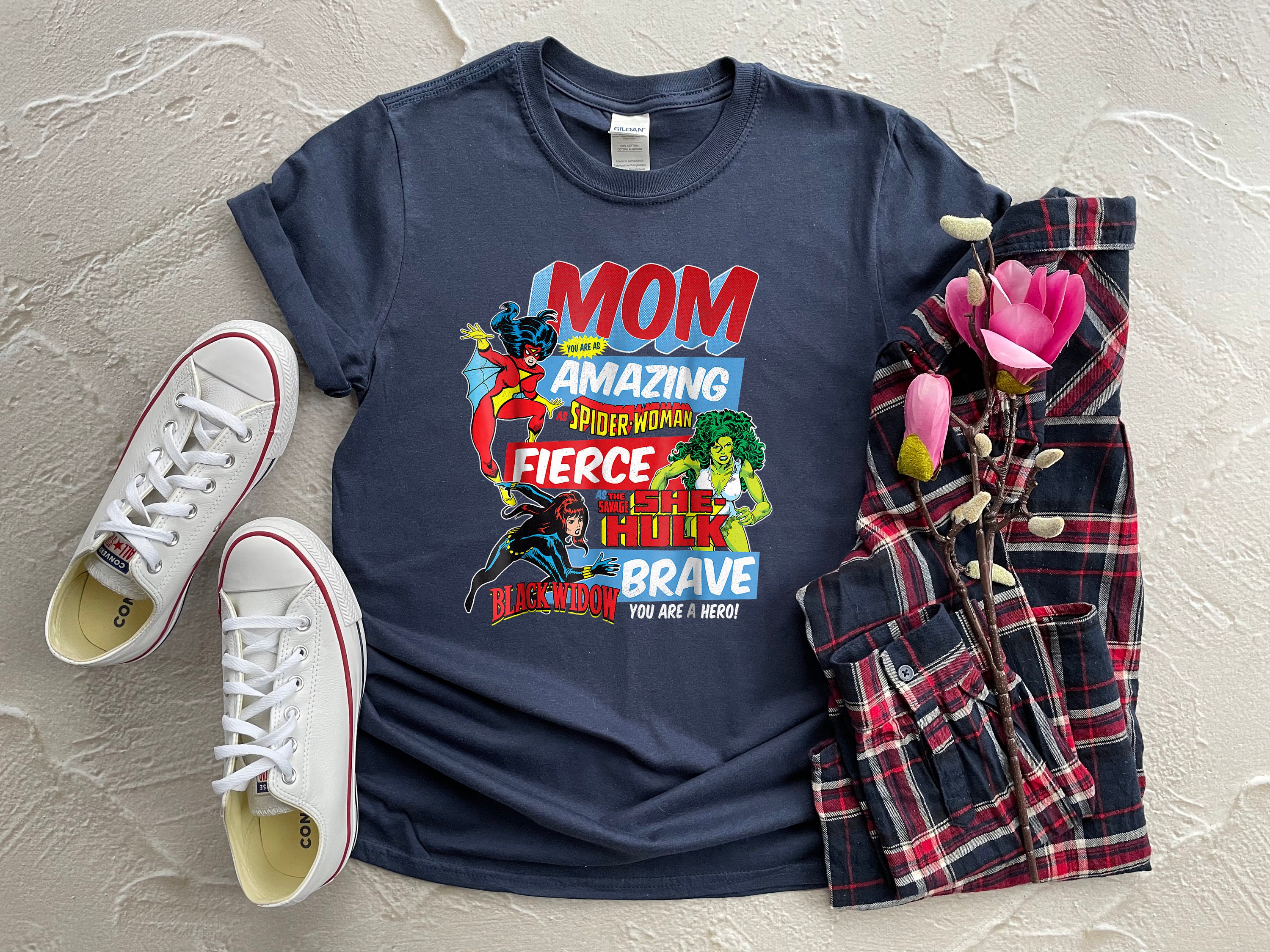 Mom Shirt Superhero Mom Shirt Mom Gift Mama Superhero | Etsy