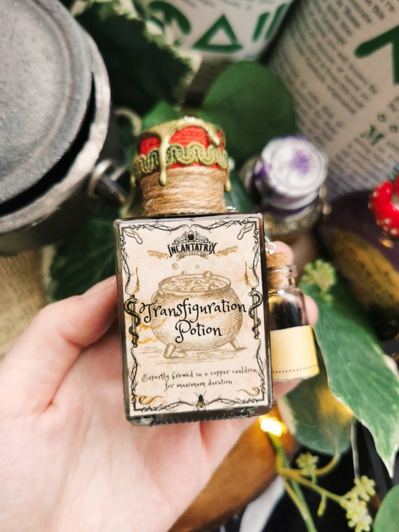 Transfiguration Potion Witch and Wizard Potions Vials | Etsy