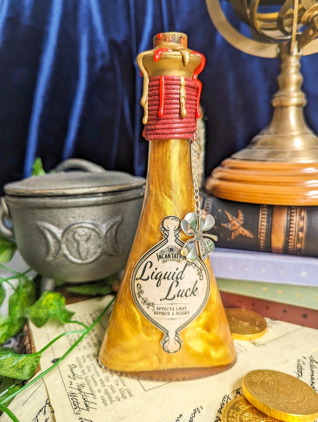 Liquid Luck Potion lucky Spell Witch and Wizard Potions, Vials, Bottles ...