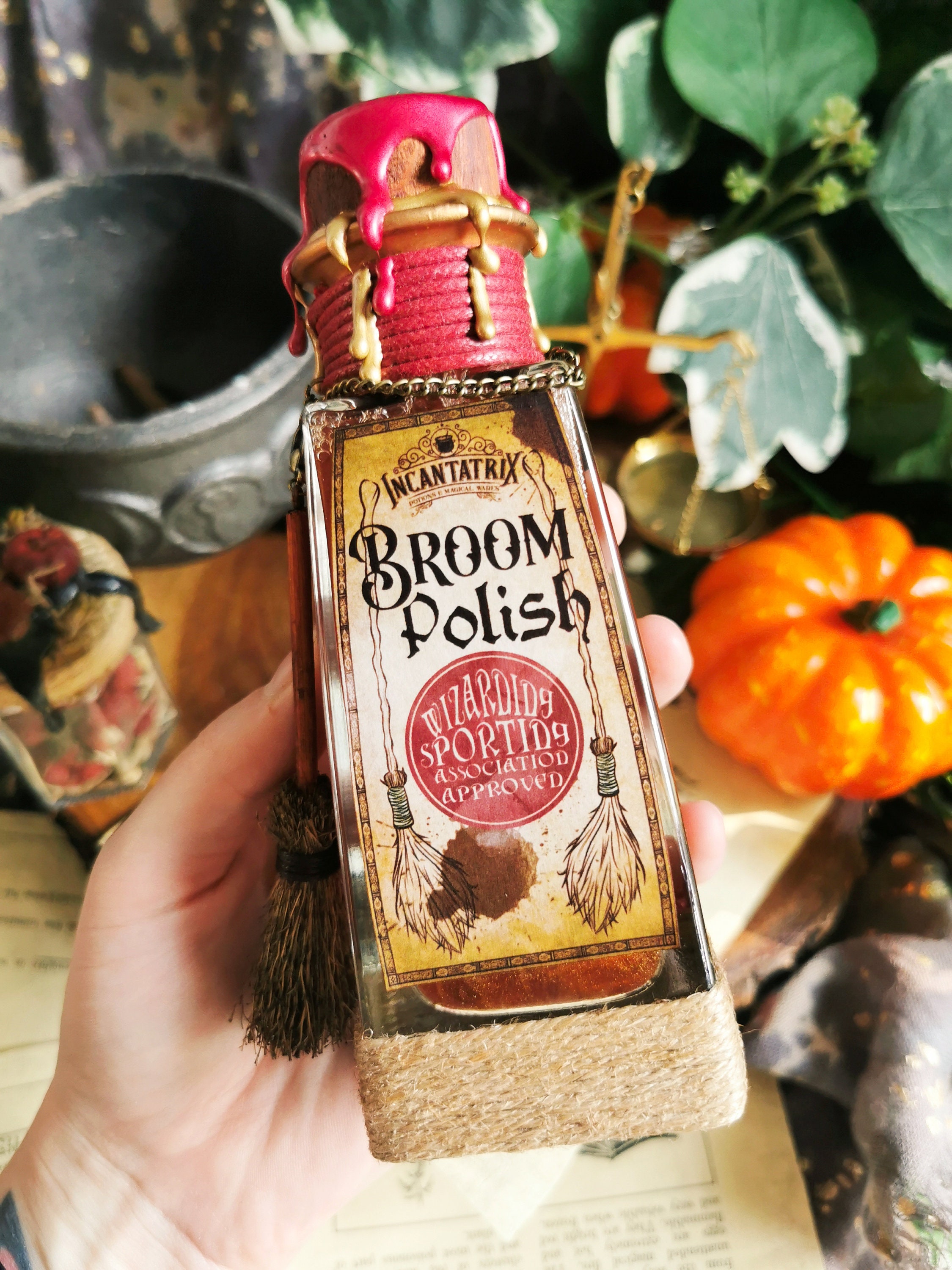 Broom Polish | Magix Potion | Decrotive Realistic Potion - Etsy UK