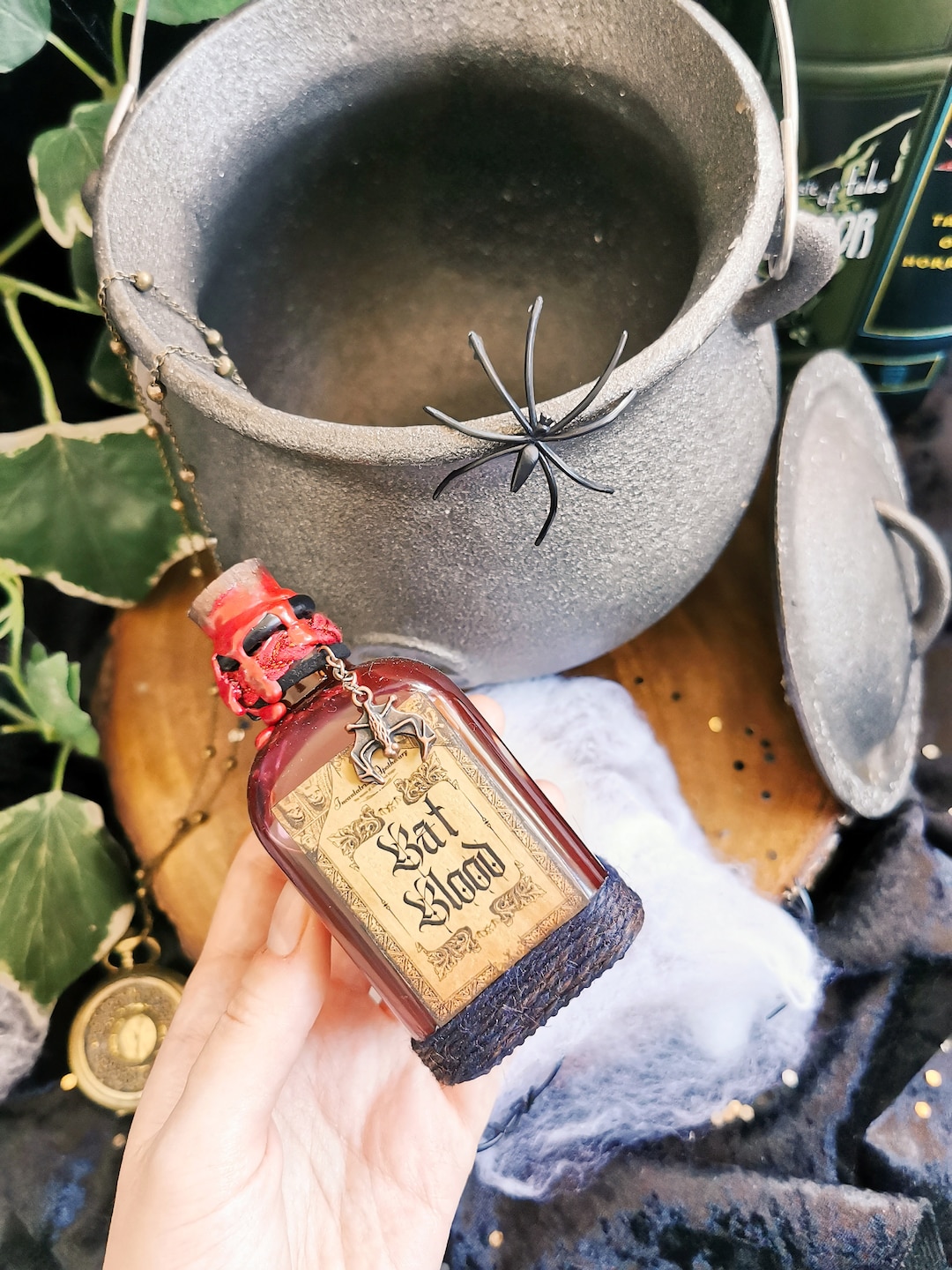 Bat Blood Potion Ingredient Halloween Decor for Witches and Wizards ...