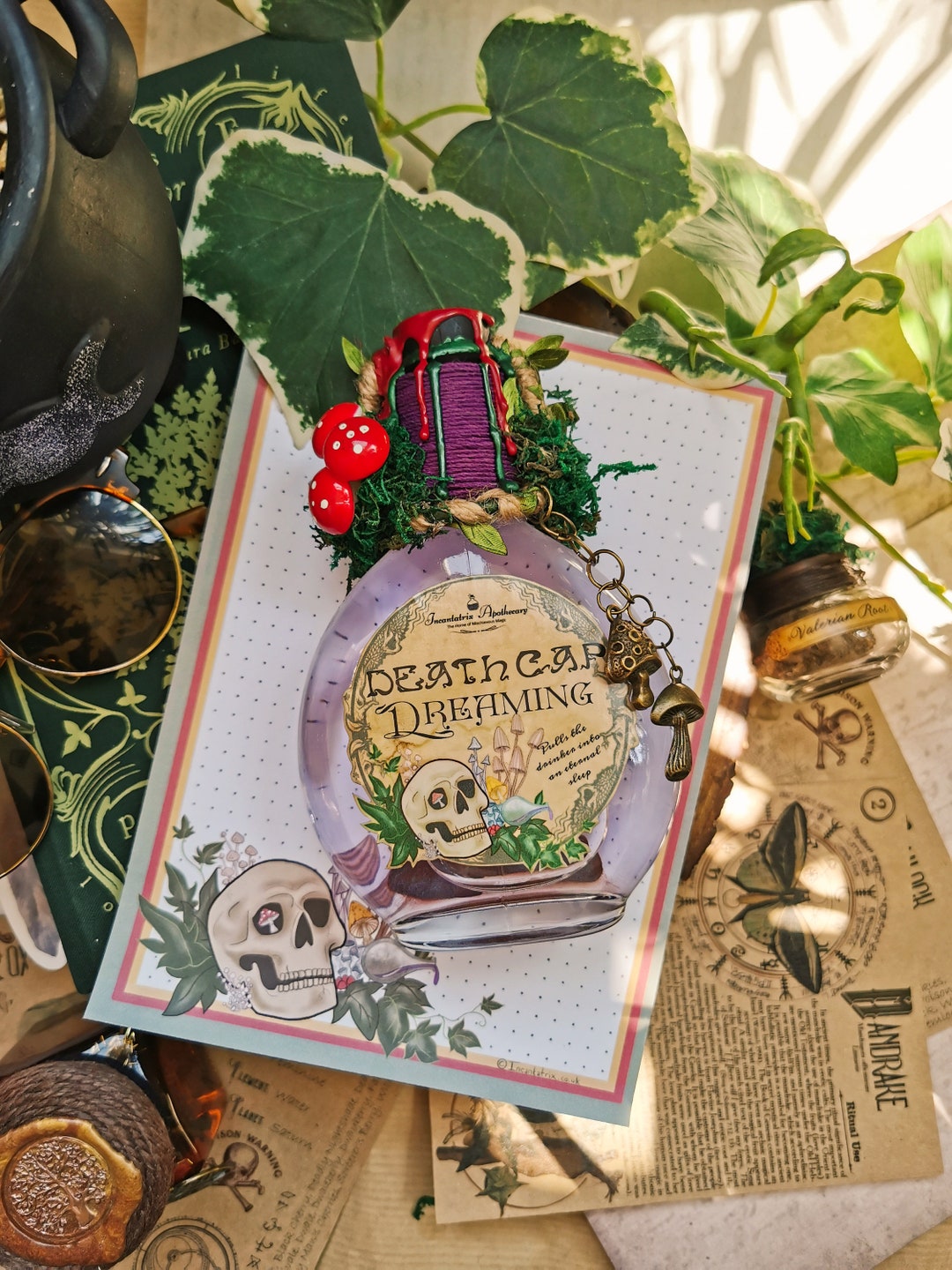 Death Cap Dreaming Potion Witch and Wizard Potions Vials - Etsy