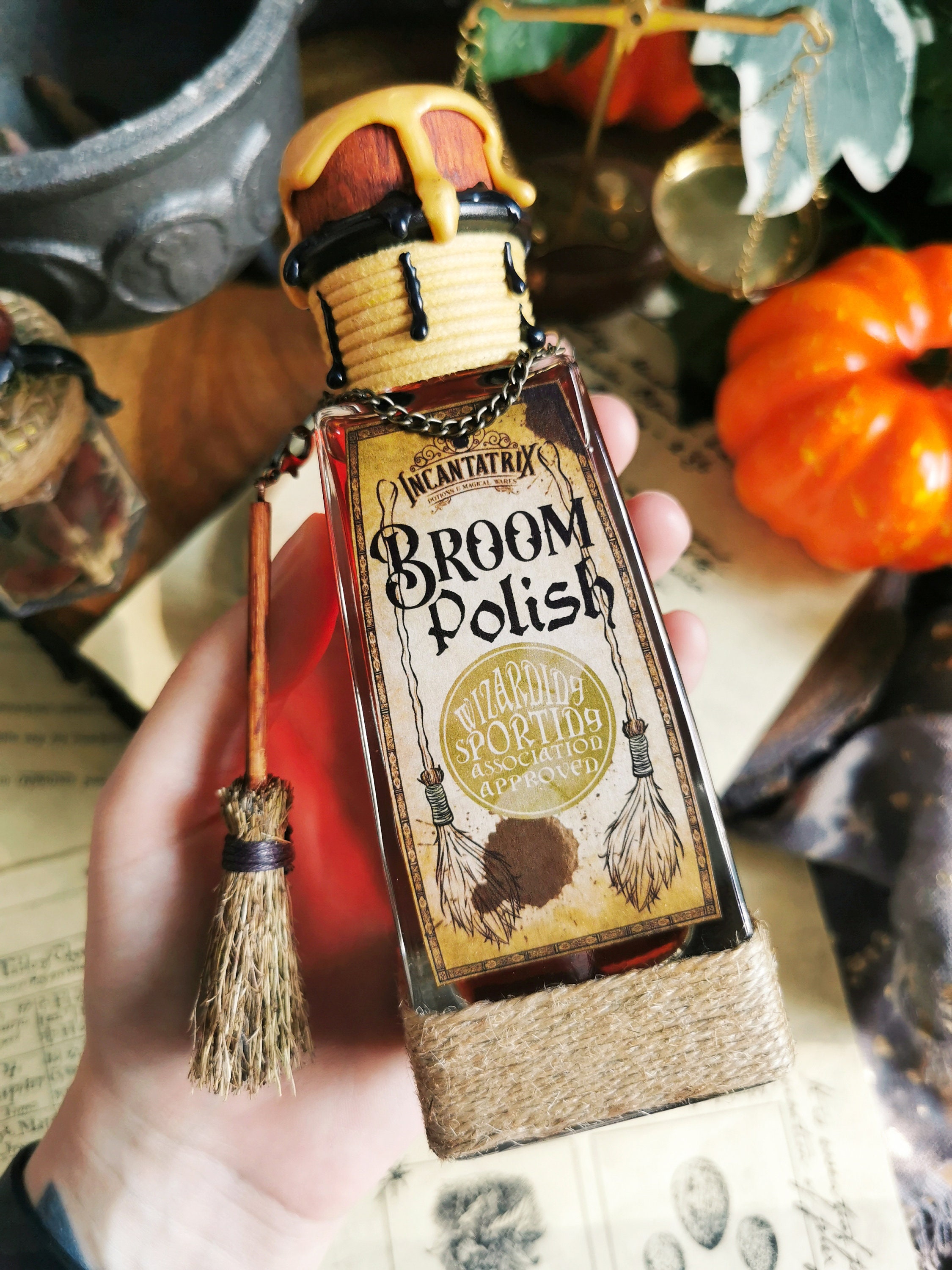 Broom Polish | Magix Potion | Decrotive Realistic Potion - Etsy UK