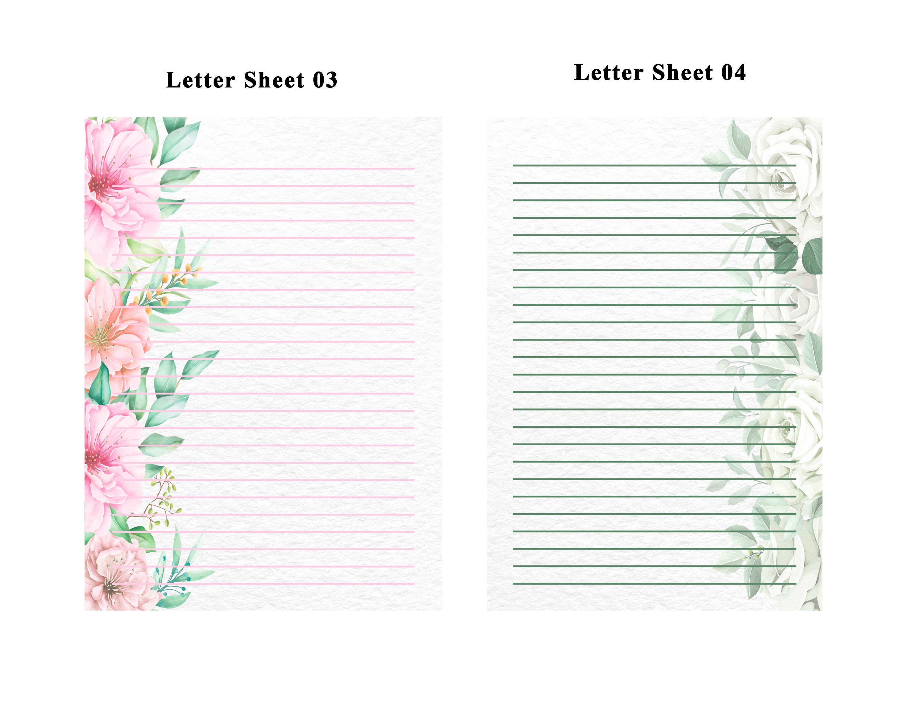 Printable Letter Writing Paper | Letter Writing Set | Printable ...