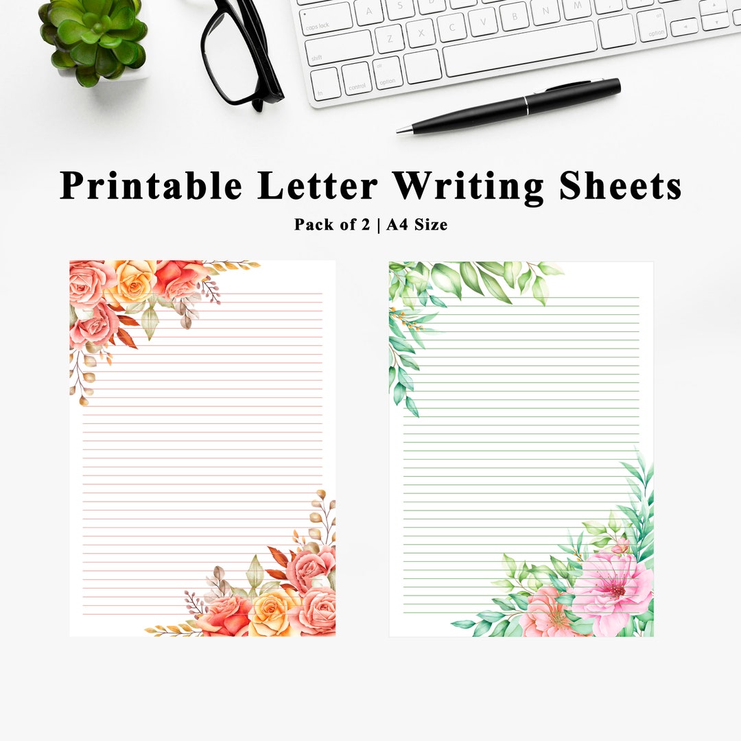 Printable Letter Writing Paper | Letter Writing Set | Printable ...