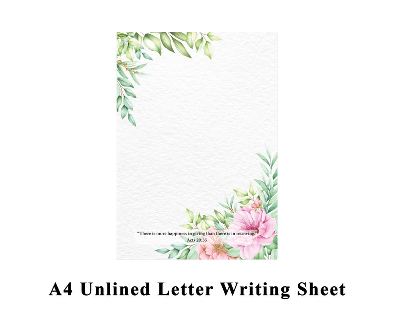 Printable Letter Writing Paper | Letter Writing Set | Printable ...
