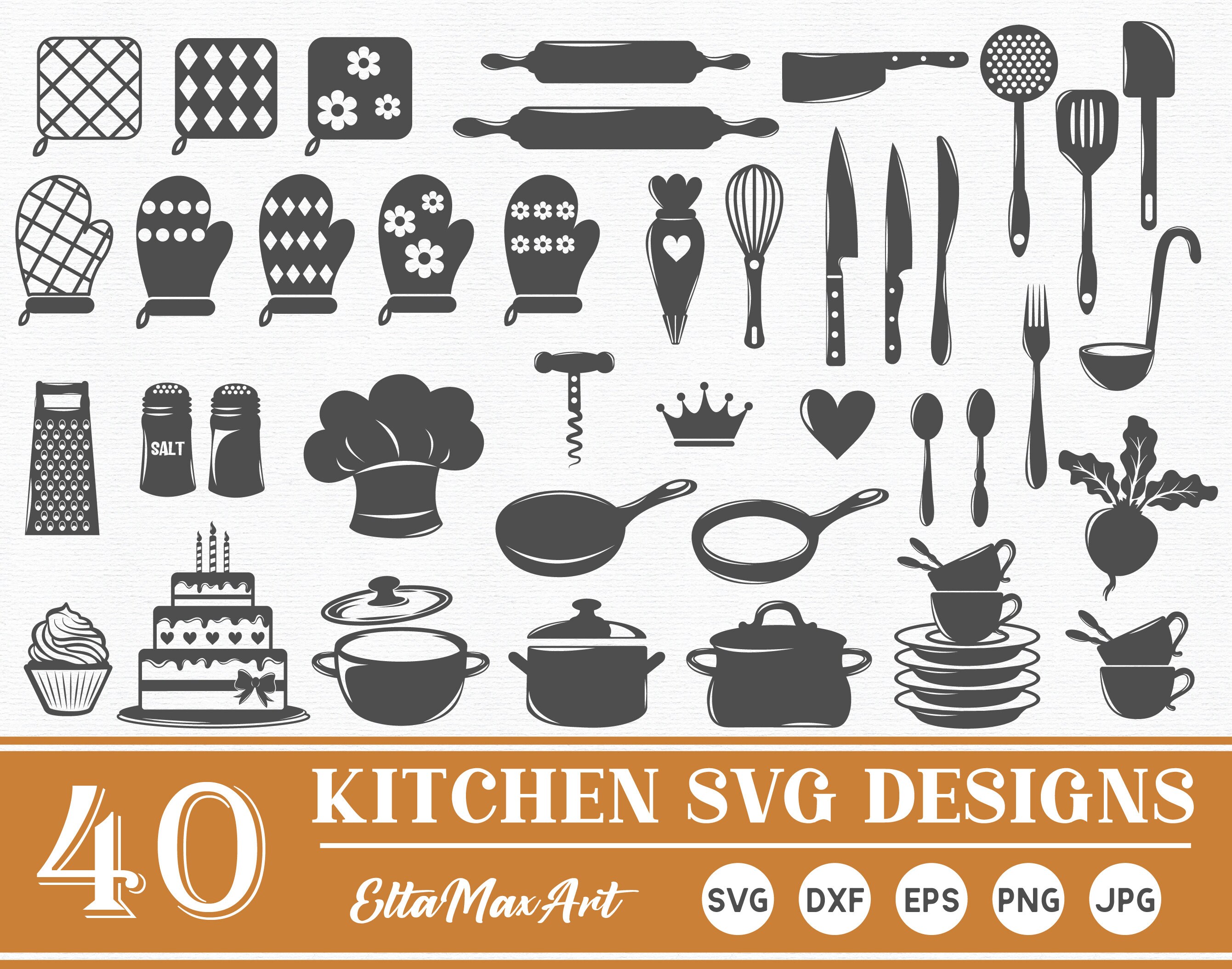 Kitchen SVG Cut Files Kitchen SVG Kitchen SVG bundle | Etsy