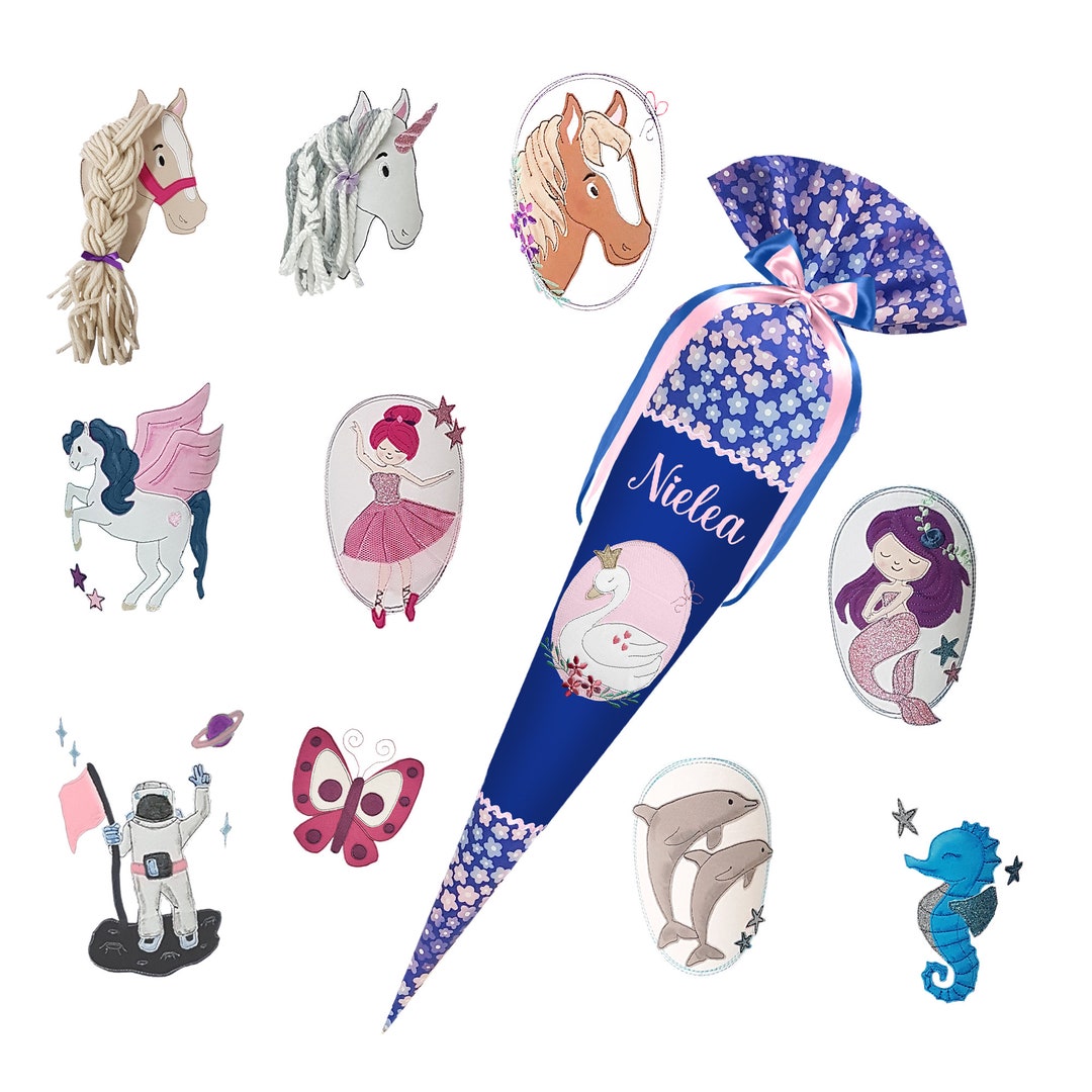 Butterfly Maja (matching Step by Step) Sewn School Cone Personalized ...