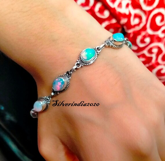 Natural opal bracelet store