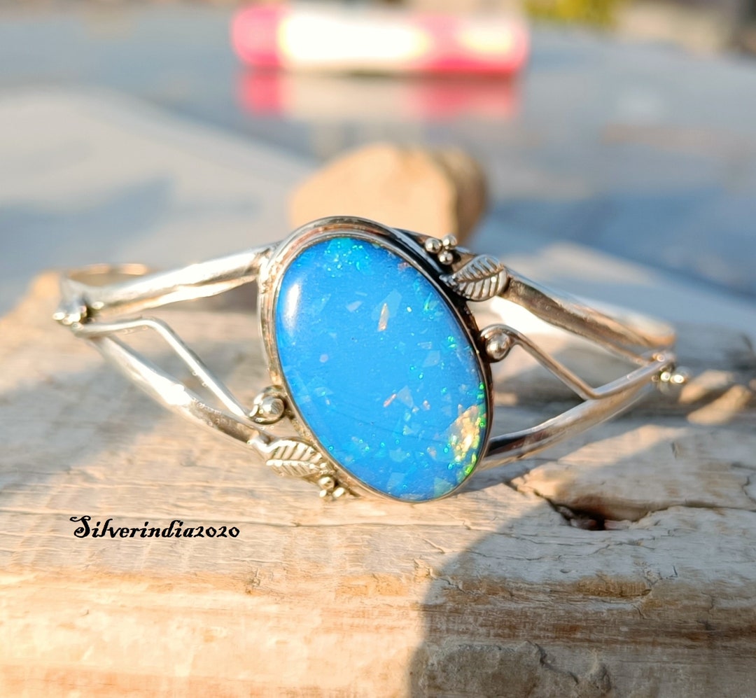 Australian Bangle, 925 Sterling Silver Bangle, Women Bangle, Handmade ...