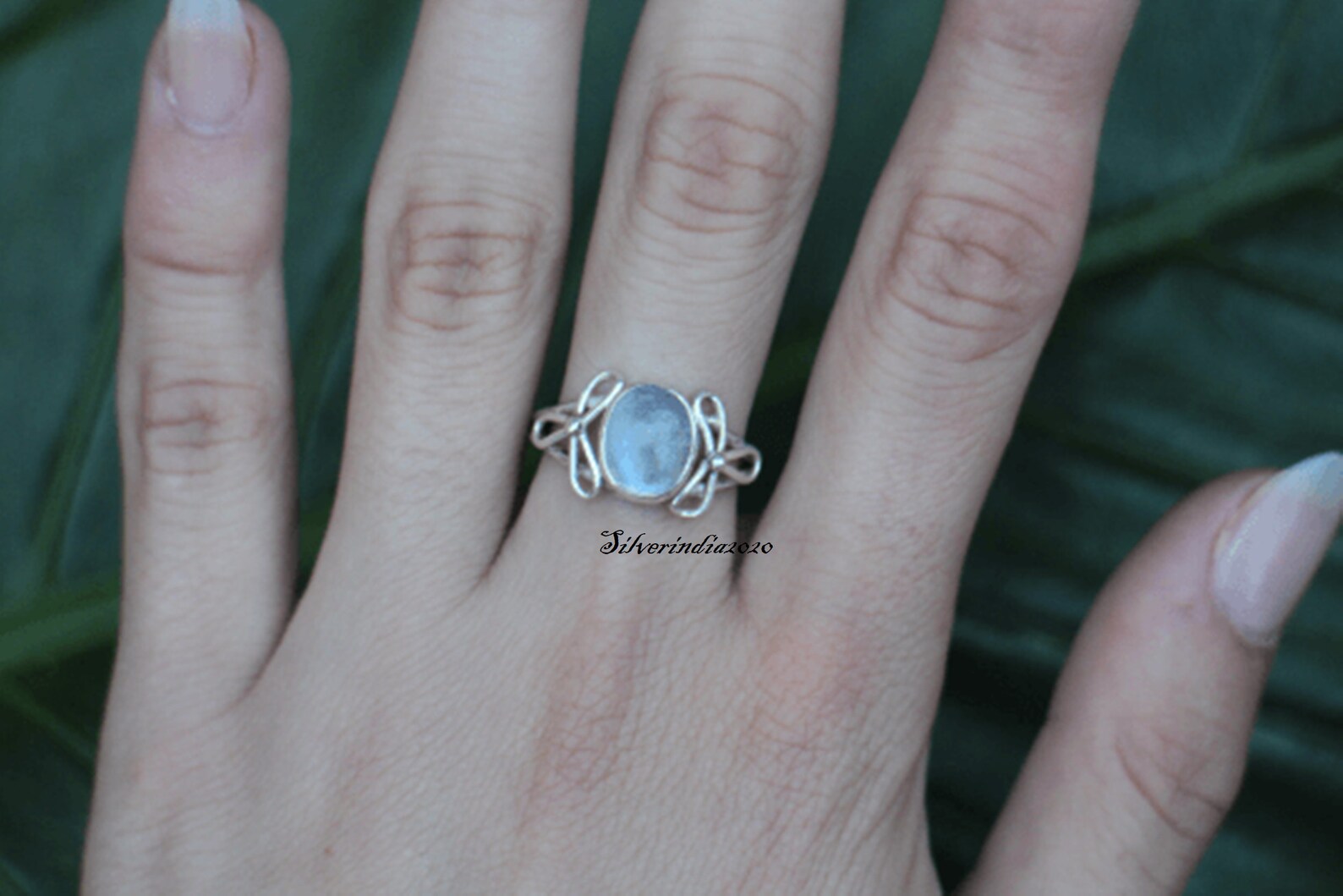Natural Moonstone Ring 925 Sterling Silver Handmade Ring - Etsy