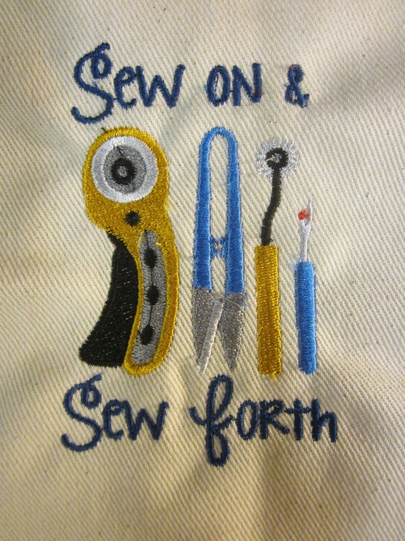 Embroidered Fabric Panel for Sewing Arts Crafts Projects - Etsy