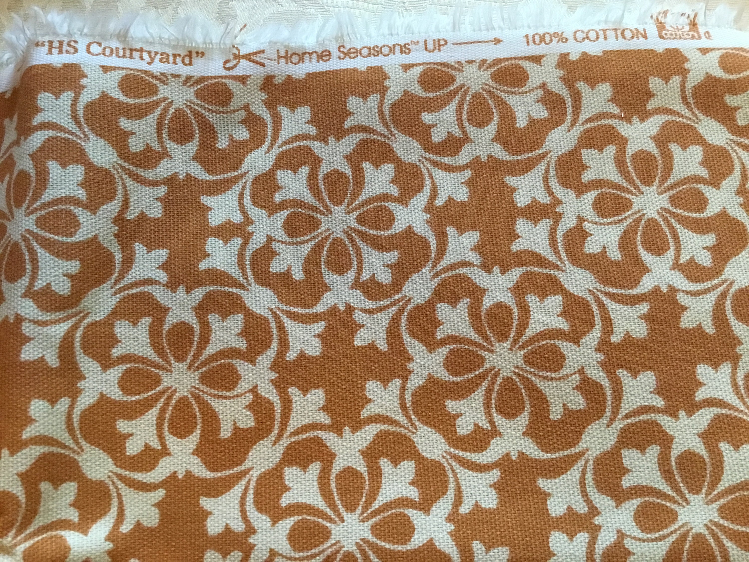 Color Coordinated Upholstery Fabric, 100% Cotton,dry Clean Suggest. Lt ...