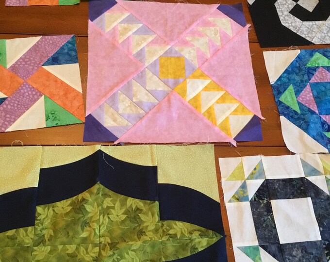 Variety Orphan Quilt Blocks - Etsy