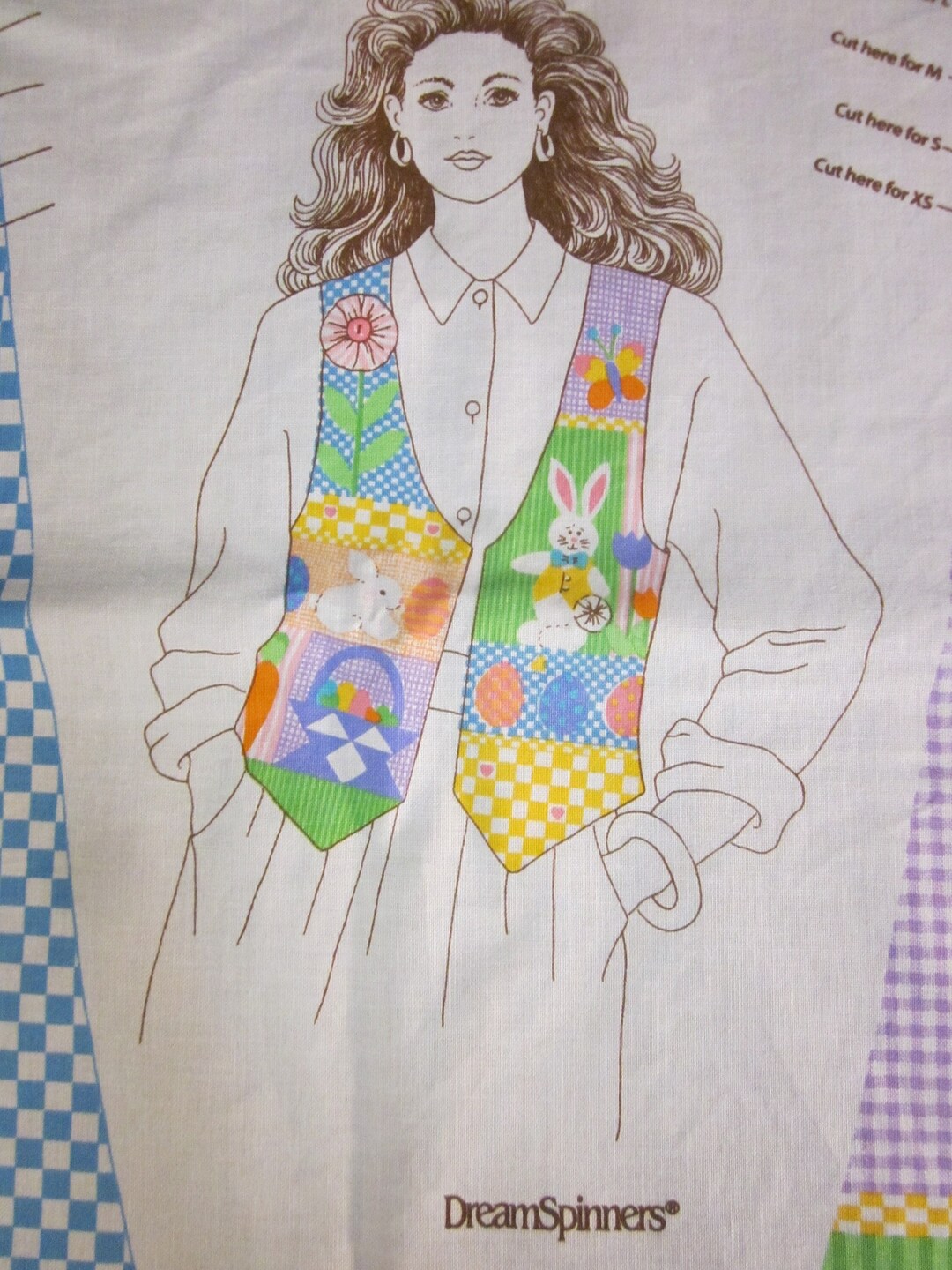 Easter Vest DIY Sewing Project Fabric Pattern and Instructions - Etsy