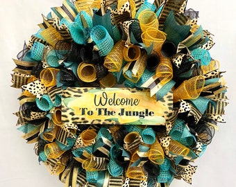 Deco Mesh Wreath - Etsy